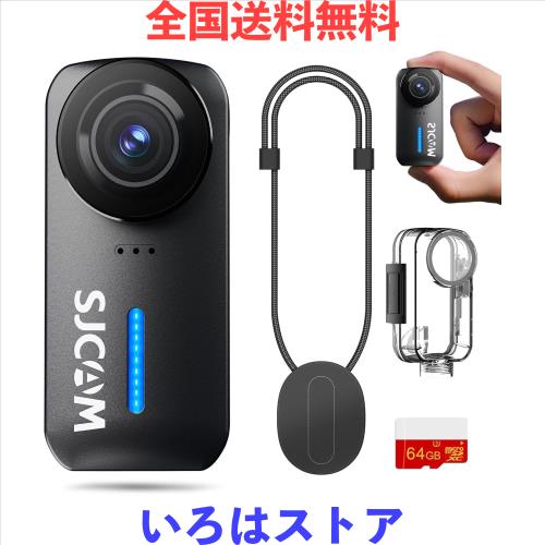 SJCAM C110PLUS 小型アクションカメラ ウェアラブルカメラ 4K30fps wifi搭載 170°FOV 手ぶれ補正 ミニ軽量 縦画面録画 ボディカメラ 8倍