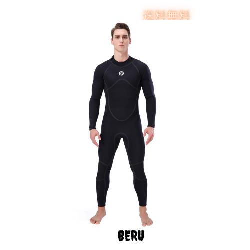 MORGEN SKY ウェットスーツ 3mm メンズ セミドライ ネオプレン 裏ジャージ フルスーツ バックジップ仕様 ダイビング サーフィン SUP 釣り