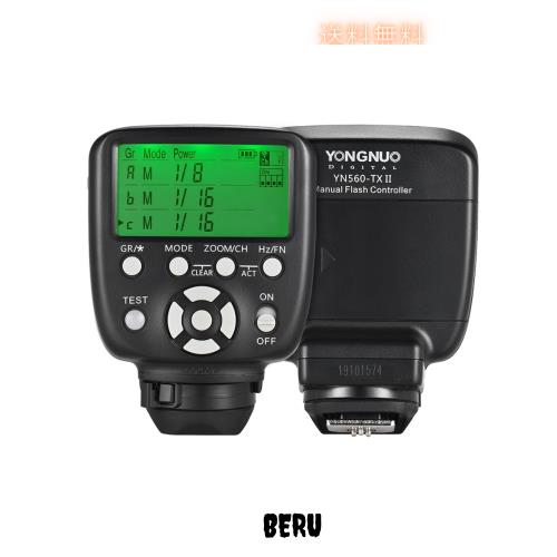 YONGNUO YN560-TX II （Canon用）マニュアル フラッシュトリガー LCDトランスミッター Andoerクリニングクロス付き Canon DSLRカメラ用 Y