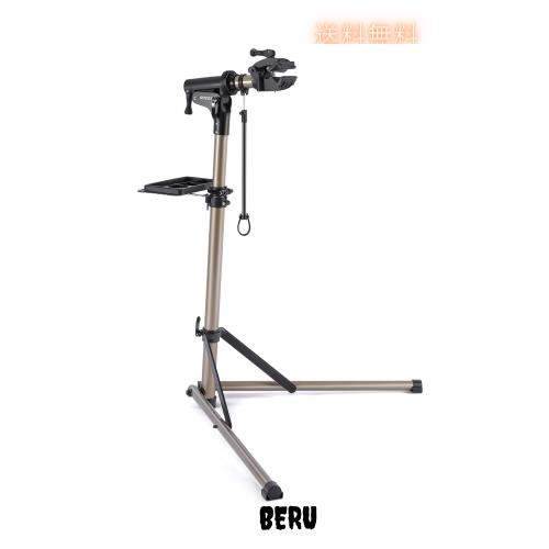 CXWXC 自転車 メンテナンススタンド 安定感 高さ調節 角度調節 ワークスタンド 折りたたみ式 工具トレー付 軽量 コンパクト 収納、持ち運