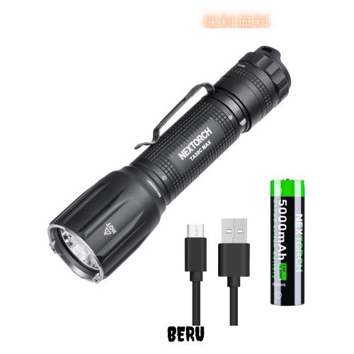 NEXTORCH ta30c max LED 懐中電灯 高輝度 3000ルーメン タクティカルライト フラッシュライト 強力 四段階調光 IPX8防水 Type-C UBS充電