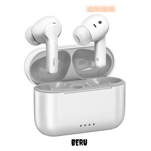 TOZO NC2 ワイヤレスイヤホン 極上の音体験 ANC/ENC搭載 ノイズキャンセリング 最大35dBのノイズを低減 Bluetooth 大容量バッテリー 最大