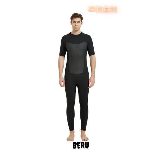 MORGEN SKY ウェットスーツ メンズ 2mm シーガル/ショートジョン 胸部スキン マリンスポーツ ウォータースポーツ ダイビング サーフィン