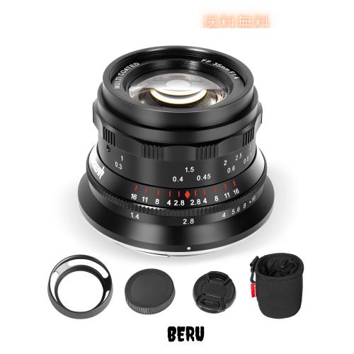 PERGEAR 35mm F1.4 フルサイズ マニュアルフォーカスレンズ 単焦点レンズ (Eマウント, ブラック)