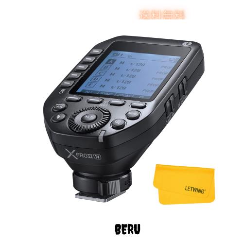 技適マーク付 GODOX XproII-N 送信機 TTL 2.4G ワイヤレス フラッシュトリガー 高速同期 1 / 8000s Xシステム Nikon ニコン カメラに対応