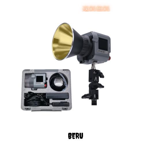 「Aputure」Aputure Amaran COB 60X-Sモデル 超軽量小型 撮影ライト 65W CRI？96 TLCI？96、色温度2700K~6500K 1m@37775（Vlogger/インタビ