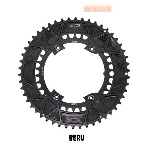 Stone 110bcd ダブルサークルチェーンリング Shimano 105 R7100 UT R8100 DA R9200 ロードバイク用 46-32T,48-33T,50-34T,54-40T,52-36T,