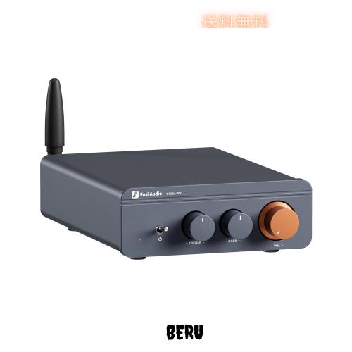 Fosi Audio BT20A Pro 300W x2 TPA3255 Bluetooth 5.0 パワーアンプ 小型 ホーム オーディオ ステレオ 2チャンネル アンプ レシーバー ミ