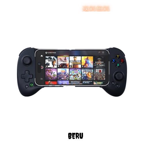 ShanWanモバイルゲームコントローラ（iphone/andriod用）4つのマッピングボタン/ジョイスティックで高さ調節可能 スマホゲームコントロー