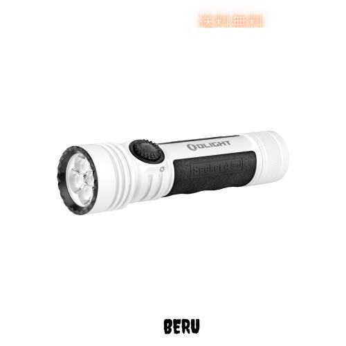 OLIGHT(オーライト) Seeker 4 Pro LEDライト 懐中電灯 超明るい4600ルーメン 最長射程260m 磁気吸着 Type-C充電 防災 アウトドア 高耐久