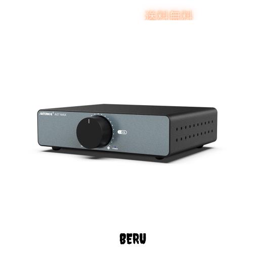 AIYIMA A07 MAX HIFI パワーアンプ 2チャンネルホームオーディオ TPA3255 クラスD 300W x2 アンプ ブリッジド・モノアンプ 600W,3.5mmラ
