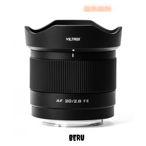 VILTROX AF 20mm F2.8 FE レンズ ソニー Eマウント 広角レンズ フルサイズ レンズ ソニー A7CR A7CII A7C A7 IV III A7RV A7SIII A9III A