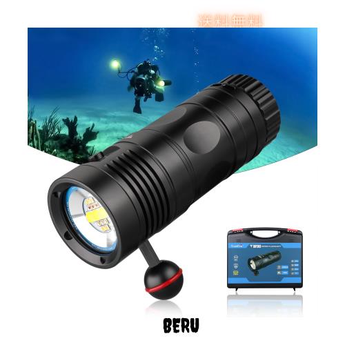 TrustFire DF90 ダイビングライト LED 懐中電灯 最強 水中ライト 超高輝度 15000ルーメン ハンディライト 広角 Type-C双方向充電式 19200