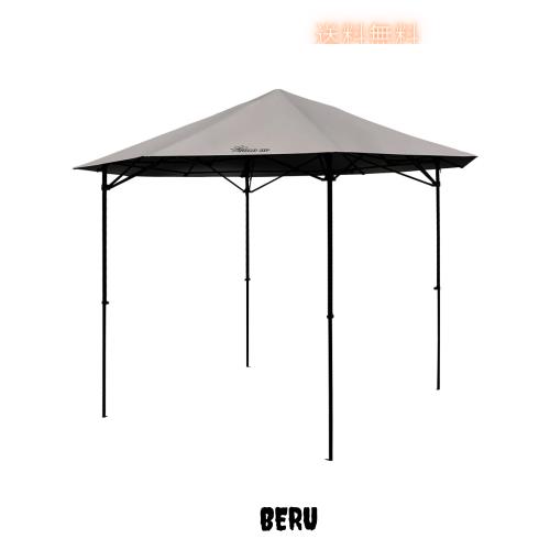 【限定！】SOLO UP ワンアクション タープ ワンタッチ タープテント キャンプ テント アウトドア バイザー サンシェード ヘキサ 3m 200/