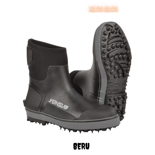 [MORGEN SKY] ウェーディングシューズ フィッシング シューズ スパイクピン フィッシングブーツ マリンブーツ ハイカット 防水 滑り止め