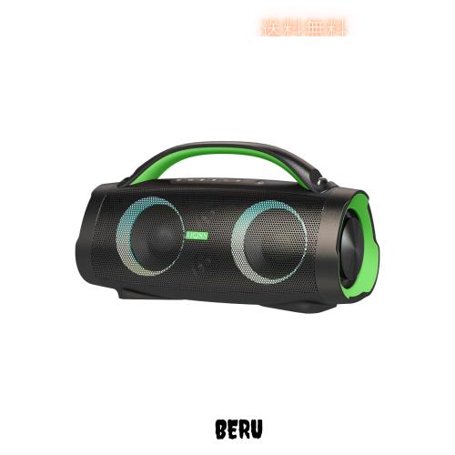 DOSS Extreme Boom Pro Bluetoothスピーカー ワイヤレス 100W 大音量 20時間再生 IPX6防水 ポータブル ブルートゥース 低音強化 パッシブ