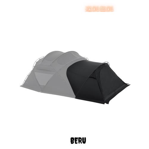 3F UL GEAR JIACHONG16-2.0 トンネルテント 16？ 防水4000＋ 通気 大型 2m高さ 70Dナイロン 日除け 六つ天窓 6〜10人用 煙突穴付き メッ