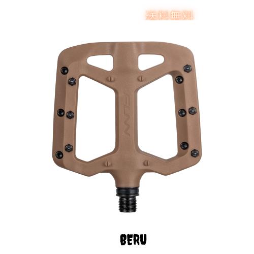 Funn(ファン) タイパン(Taipan) グラスファイバー強化サーモプラスチック製自転車ペダル - 9/16インチのCrMo軸、滑り止めピン付き、MTB/B