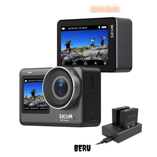 SJCAM SJ11 アクションカメラ active 4K タッチパネル式 六軸手ブレ補正 5Gwifi搭載 広角 IP68防水 H.265 HDR映像 縦画面撮影 動体検知 8