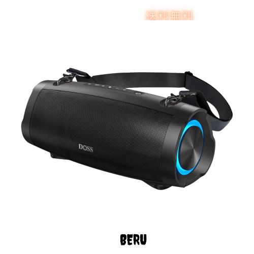 DOSS Extreme Boom Pro D100 Bluetoothスピーカー 70W 大音量 ワイヤレス ポータブル ブルートゥース スピーカー IPX6防水 24時間再生 低