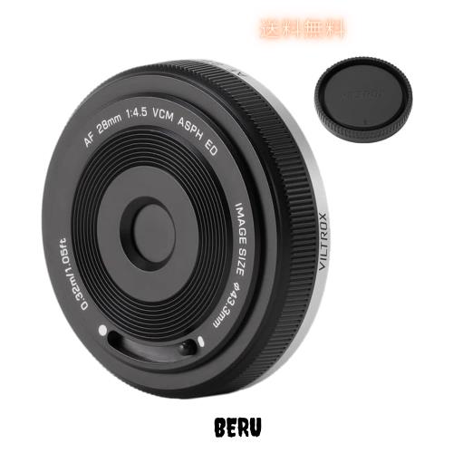 Viltrox AF 28mm F4.5 FE Chip 超薄型レンズ 広角レンズ Eマウント 固定焦点 フルサイズ対応 小型＆軽量 Eマウントカメラ α6400 α6600