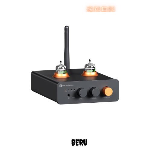 Fosi Audio GR40 真空管プリアンプ DAC付き ステレオヘッドフォンアンプ 3.5mm ホームオーディオ アクティブスピーカー/ヘッドフォン用