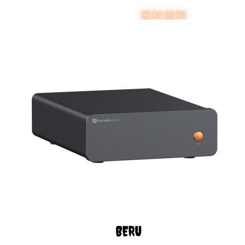 Fosi Audio BOX X5 プリアンプ ターンテーブル用 プリアンプ ホームオーディオ MM ＆ MC カートリッジ ターンテーブル/蓄音機レコードプレ