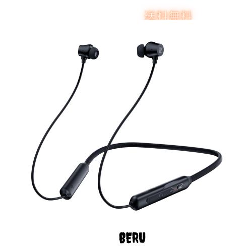 Rythflo Bluetooth イヤホン ネックバンド型 ノイズキャンセリング ANC搭載 ENC通話 60時間再生 マグネット式ネックバンド IPX6防水 V5.3