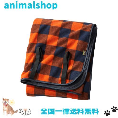 L.L.Bean（エルエルビーン） ウォータープルーフ・アウトドア・ブランケット、プラッド フリーサイズ Peak Orange Buffalo Plaid レッド