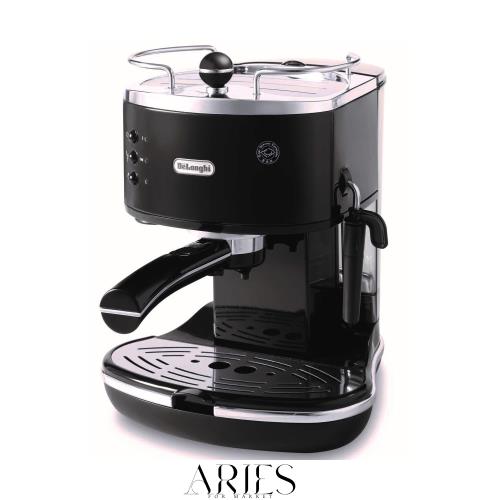 DeLonghi(デロンギ) De’Longhiエスプレッソメーカー アイコナ ECO310BK カプチーノ ラテアート エスプレッソマシン カップウォーマートレ