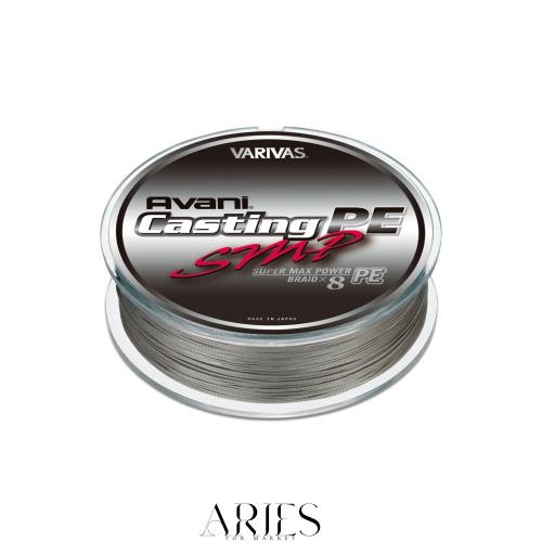 VARIVAS(バリバス) PEライン アバニ キャスティングPE スーパーマックスパワー 400m 4号 MAX70lb 8本 ステルスグレー