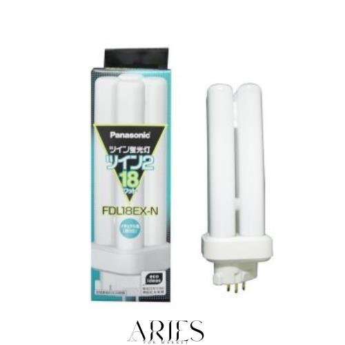 パナソニック ケース販売 10個セット コンパクト形蛍光灯 18W ナチュラル色(3波長形昼白色) ツイン蛍光灯 ツイン2(4本束状ブリッジ) FDL1