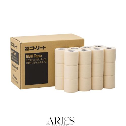 ニトムズ ニトリート EBHテープ バリューパック スポーツテープ 大容量 伸縮 薄手 手で切れる 軽い圧迫 ケガ対策 はがれにくい ベージュ