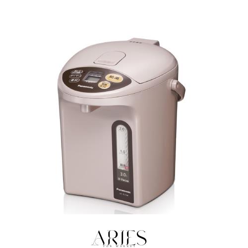 パナソニック 電気ポット 3.0リットル 真空断熱 省エネ保温 お好み温度調節 給湯量(2段階+コーヒー用) ベージュ NC-BJ304-C