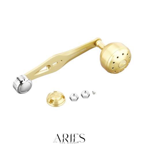 シマノ(SHIMANO) 純正 リールパーツ 夢屋 パワーバランスハンドル 65mm ゴールド アルミ パーツ