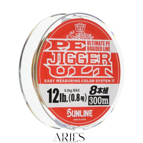 サンライン(SUNLINE) PEライン ソルティメイト ジガー ULT 8本組 300m 0.8号 12lb