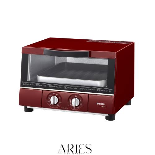 タイガー魔法瓶(TIGER) オーブントースター うまパントースター トリプルヒーター設計 レッド KAE-G13NR