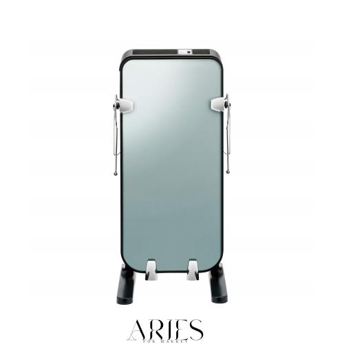 [ツインバード] ズボンプレッサー パンツプレス 自立式 スタンド式 消臭 ガラス 簡単 縦型 ブラック SA-D719B