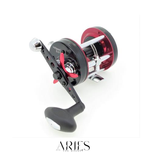 AbuGarcia (アブガルシア) アンバサダー (Ambassadeur) 6500CS ロケット ブラック/レッド ハイスピード 右巻き カウンターバランスハンド