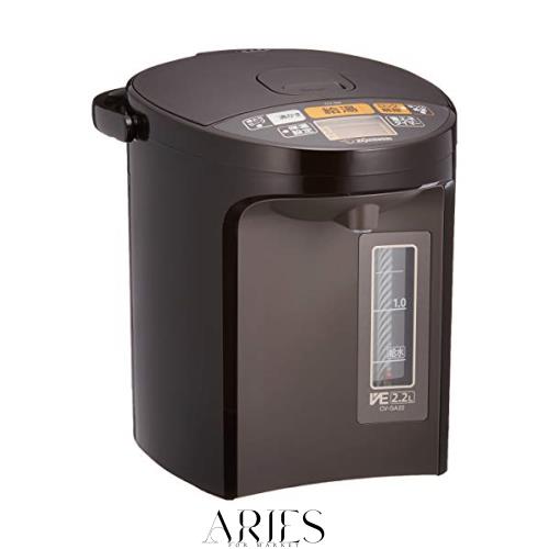 象印 電気ポット 2.2L 優湯生 省エネ ハイグレード 5段階温度設定 ブラウン CV-GA22-TA