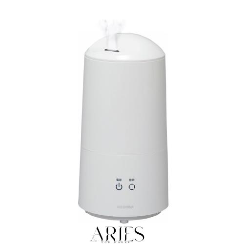 アイリスオーヤマ 加湿器 超音波式 加湿量 280ml タンク容量 3L 7.5畳 11時間連続加湿 タッチセンサー LEDライト 小型 卓上 デスク用 抗