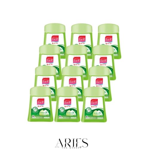 【医薬部外品】 MUSE (ケース販売) ミューズ ノータッチ 泡 ハンドソープ 詰め替え グリーンティー 250ml (約250回分) 自動ディスペンサ