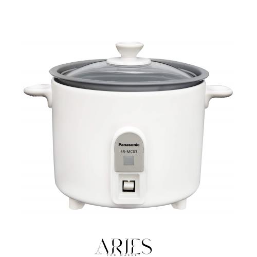 パナソニック 炊飯器 1.5合 1人用炊飯器 自動調理鍋 ミニクッカー ホワイト SR-MC03-W