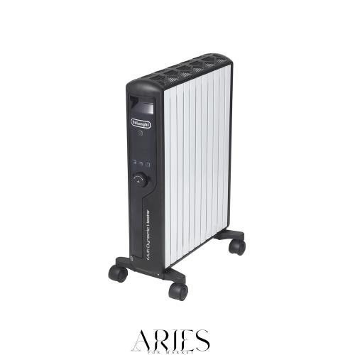 De’Longhi (デロンギ) マルチダイナミックヒーター MDHU15-BK 電気ヒーター ゼロ風暖房 節電 直感操作クリックノブ リモコン付き 表面温