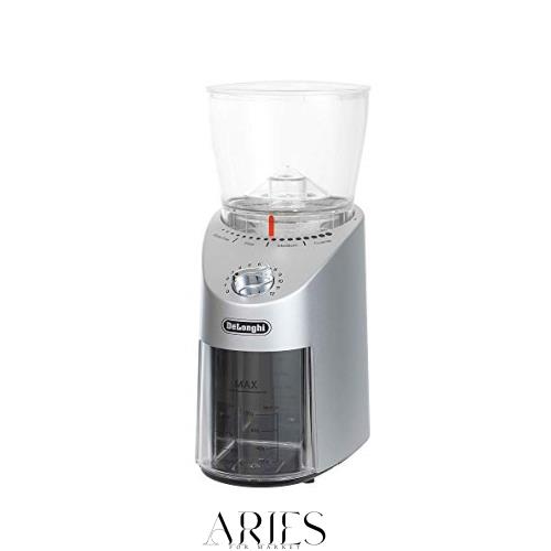 DeLonghi(デロンギ) De’Longhiコーヒーグラインダー KG366J コーン式 コーヒー豆310g分 安全設計 中挽き~極細挽き 粒度16段階 低速グライ