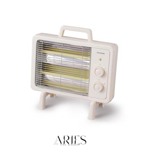 アイリスオーヤマ 電気ストーブ 速暖 転倒時電源OFF 400W/800W 2段階切替 遠赤外線ヒーター IEHD-800 アイボリー