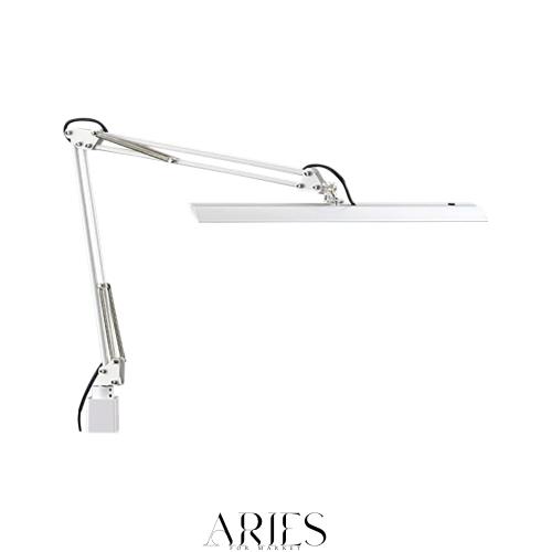 山田照明(Yamada Si) Z-LIGHT LEDデスクライト 高演色Ra90 肌色きれい 明るさ2430Lx 合金鋼 ホワイト Z-10RW