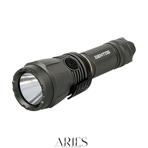 GENTOS(ジェントス) 懐中電灯 LEDライト 充電式(専用充電池) 強力 1900ルーメン アルティレックス UT-1900R 軍用 ハンディライト フラッ
