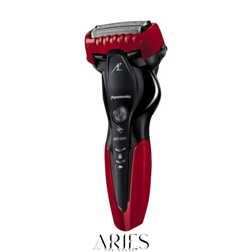 パナソニック ラムダッシュ メンズシェーバー 3枚刃 お風呂剃り可 赤 ES-ST2S-R
