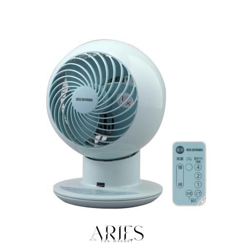 アイリスオーヤマ サーキュレーター 扇風機 18畳 上下左右首振り リモコン付 空気循環 省エネ 節電 卓上 パワフル送風 コンパクト 静音